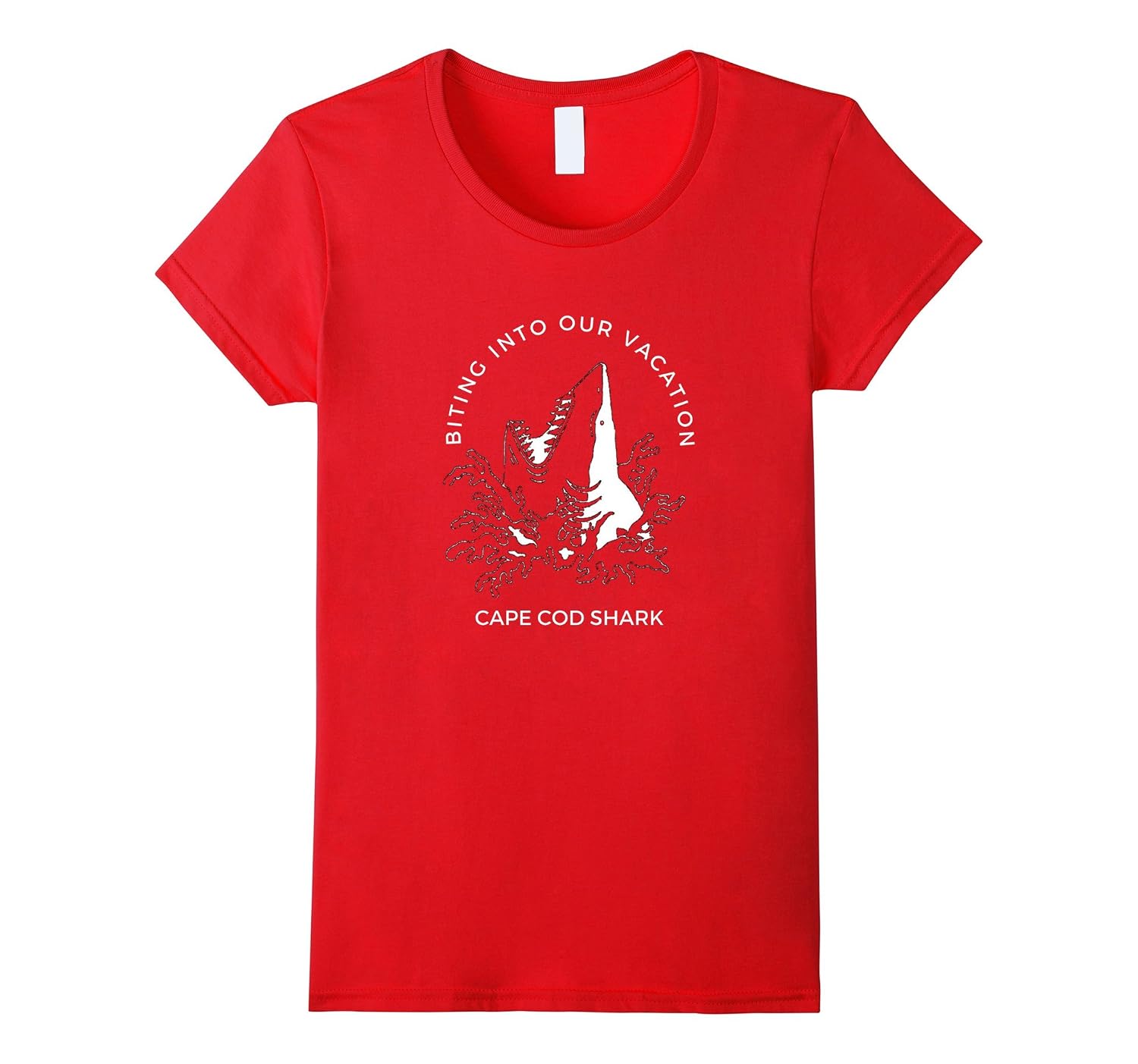 Biting Into Our Vacation Cape Cod Shark T-Shirt