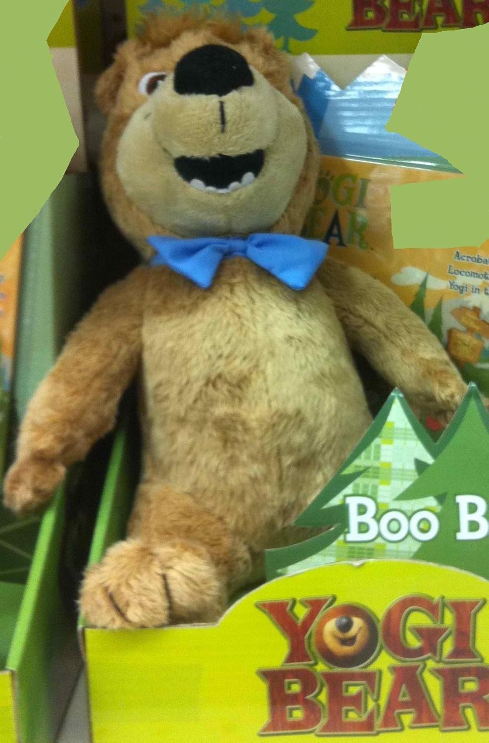 Amazon.com: Hana Barbera Cartoon Icon Yogi Bear, 12" Plush Boo Boo Bear ...