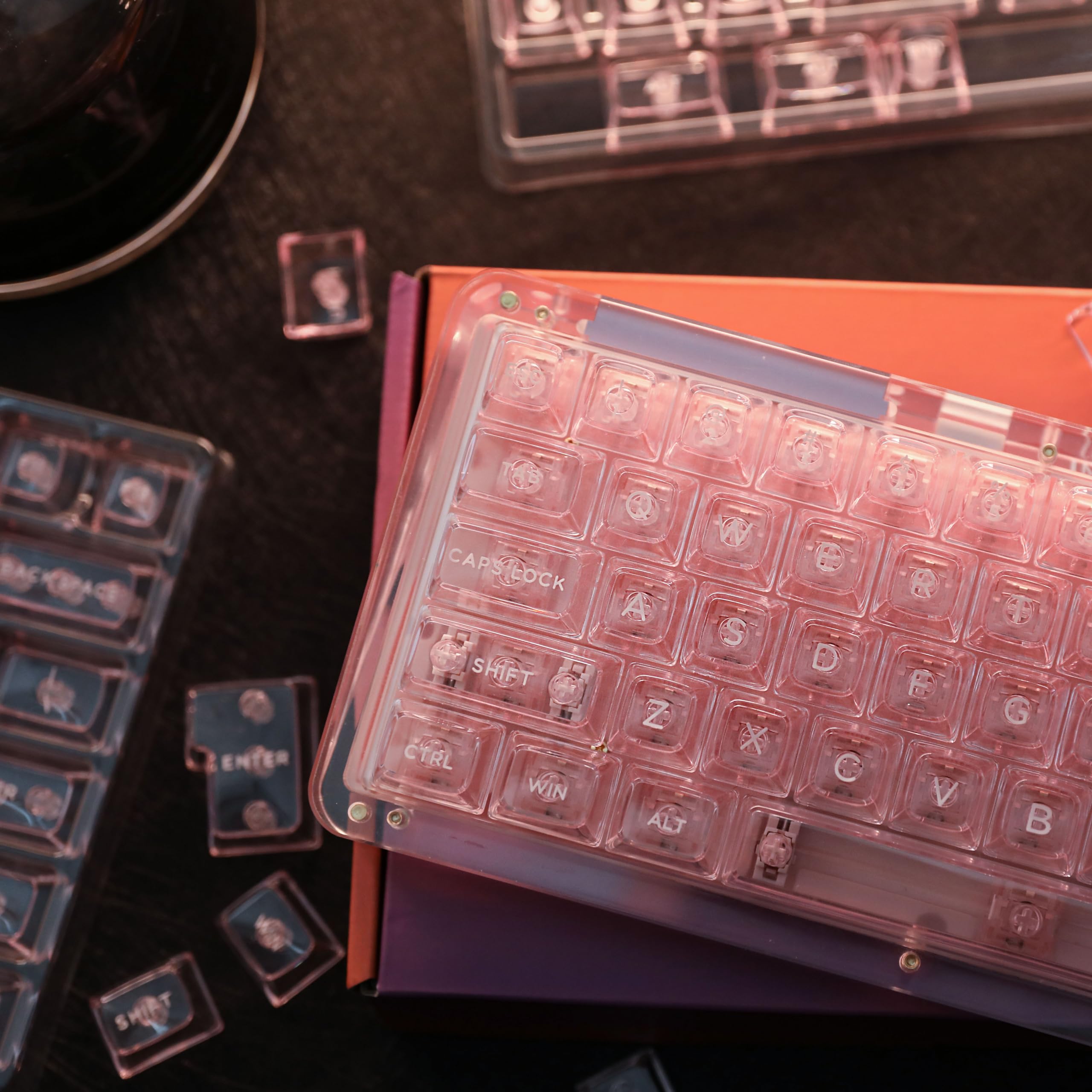Mua KiiBoom Transparent PC Keycaps Set, 146 Keys SA-Like Profile ANSI ...