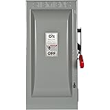 Siemens HF363NR 100-Amp 3 Pole 600-volt 4 Wire Fused Heavy Duty Safety ...