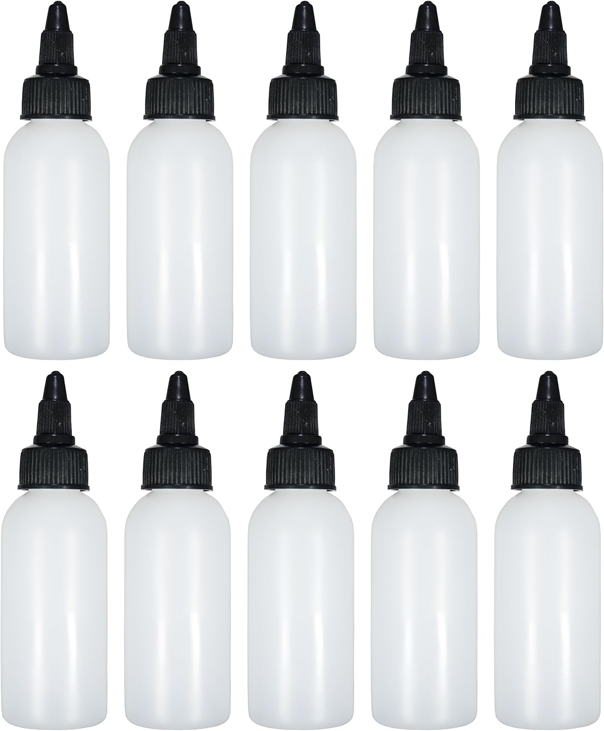 Amazon.com: 10 - Black Twist Open/Close 2oz Refillable Artist's Bullet ...