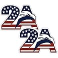 Amazon.com: 2A Second Amendment Patriotic Eagle Sticker - Window ...