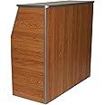 Amazon.com: Flash Furniture Amara 4' Maple Woodgrain Laminate Foldable ...