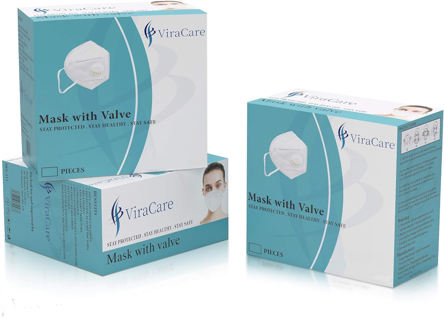 FFP2 KN95/N95 Face Mask UK | Respirator Mask | Face Masks | Face ...