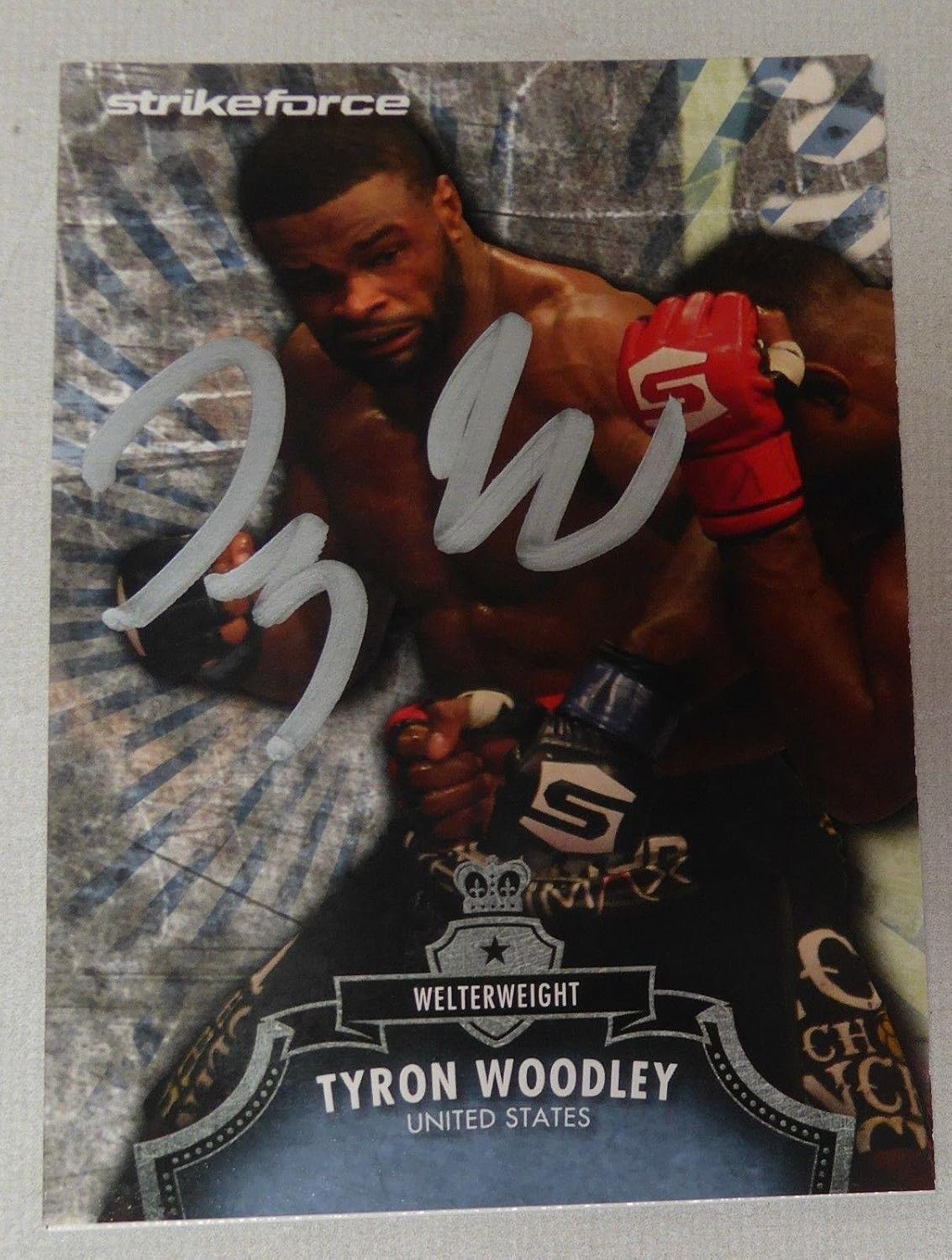 Tyron Woodley Signed 2012 Topps UFC Bloodlines Rookie Card #85 RC ...