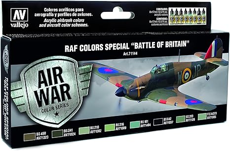 Vallejo "RAF & FAA Special Battle of Britain WWII" Model Air Colouring ...