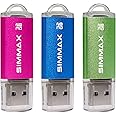Amazon.com: SIMMAX Memory Stick 32GB 3 Pack 32GB USB 2.0 Flash Drives ...