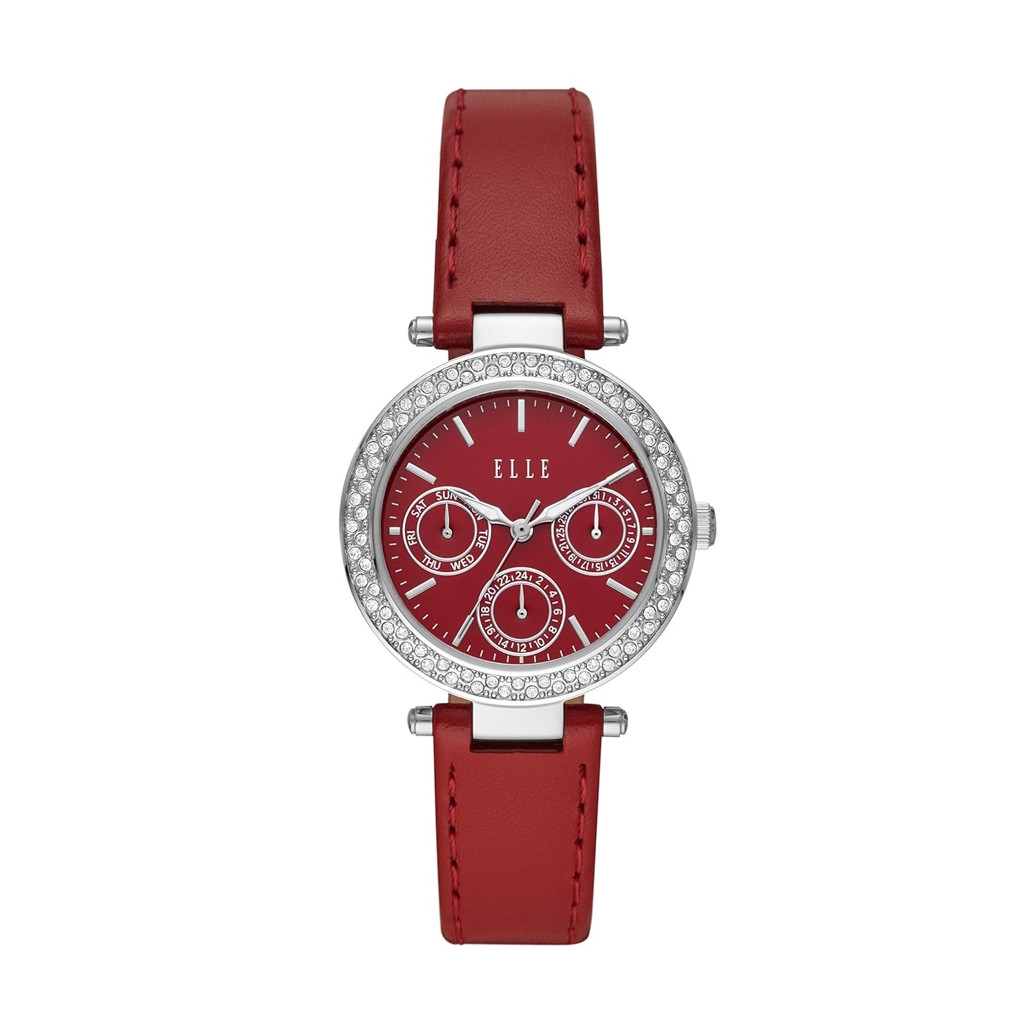 Buy Elle Analog Red Dial Women's Watch-ELL23002 at Amazon.in