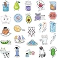 Amazon.com: Noveread 500 Pcs Punny Chemistry Stickers Natural Sciences ...