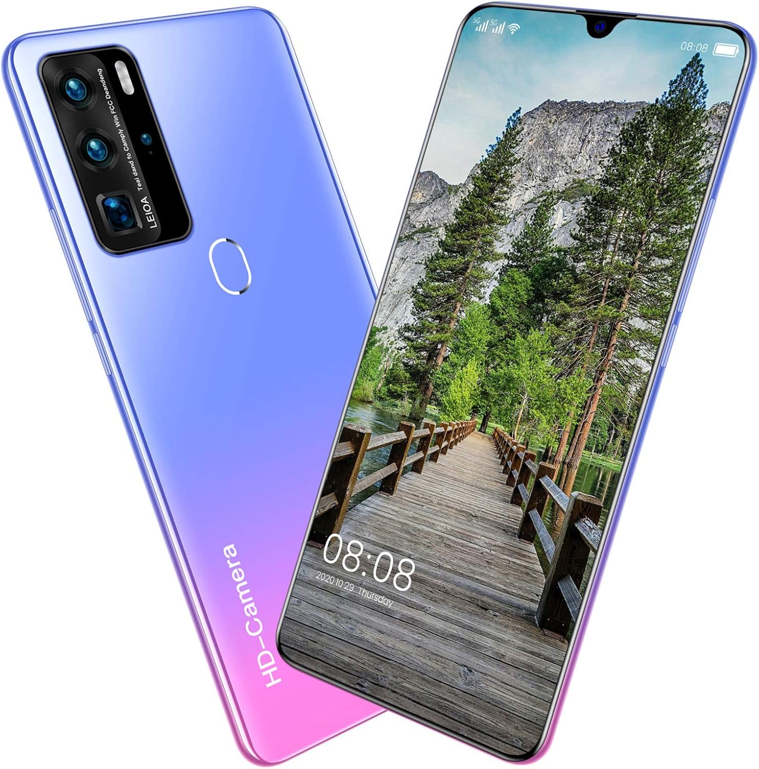 Mobile Phone SIM Free Unlocked, Android 10, Dual SIM Smartphones, 5.5 ...