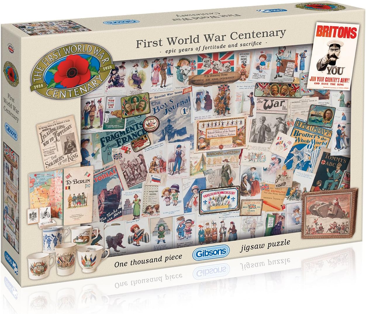 Gibsons the First World War Centenary Jigsaw Puzzle 1000 Pieces – BigaMart