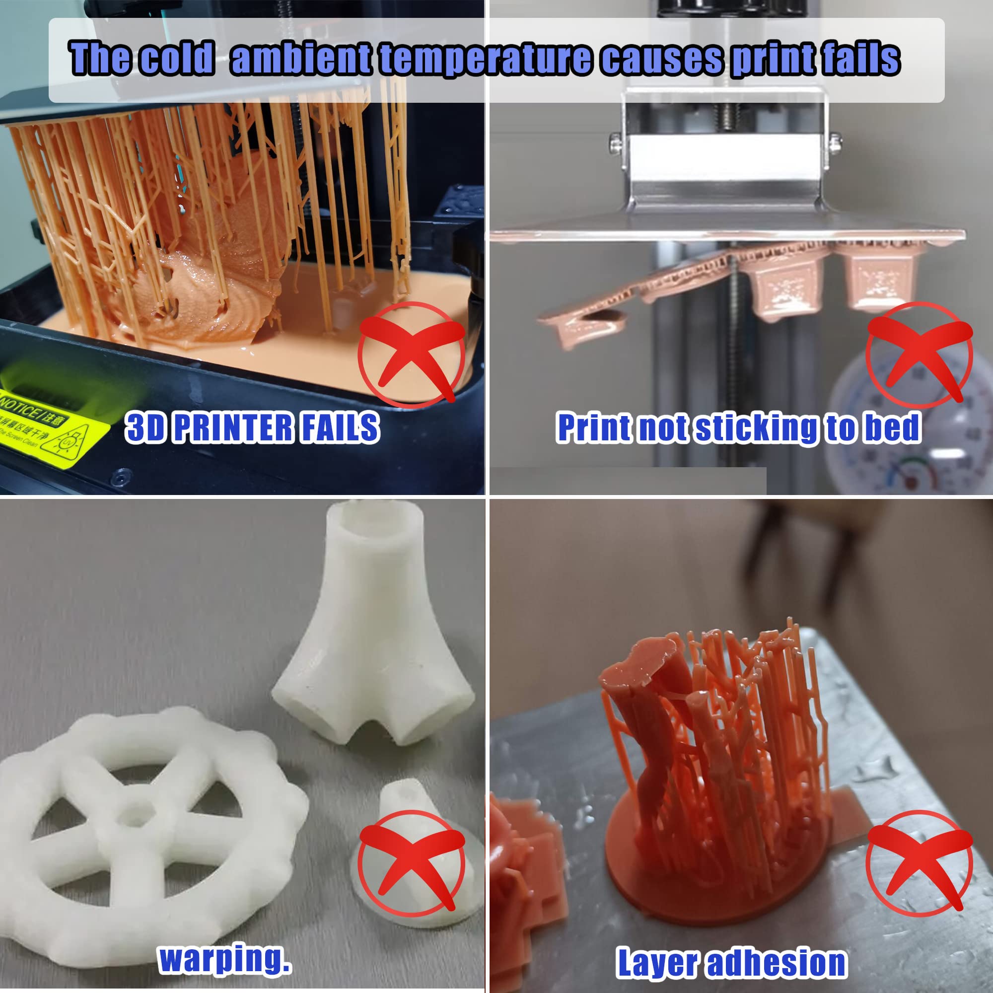 Mua Mini Heater for 3D Printer, Resin 3D Printer Temperature Controller ...