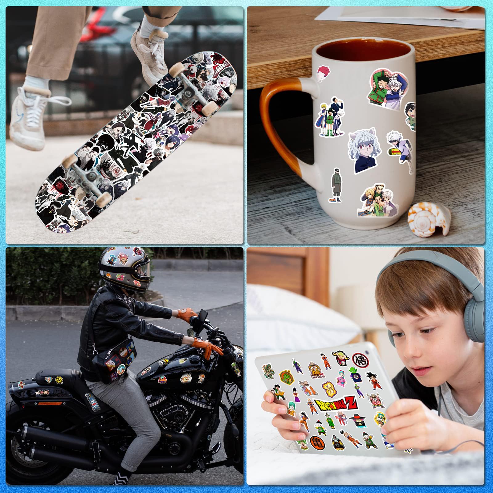 Mua Arme Large Anime Stickers Mixed Pack,600Pcs Mixed With Classic ...