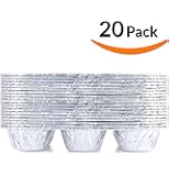 Amazon.com: DOBI Muffin Pans - Disposable Aluminum Foil 6-Cup Cupcake ...