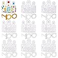 Amazon.com: gisgfim 36 100th Day of School Craft Crowns with Glasses ...