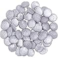 Amazon.com : DECOPAC Confetti Silver Quins Sprinkles, 1.21 lb ...