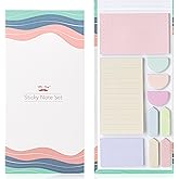 Amazon.com : Mr. Pen- Sticky Notes Set, 410 Pack, Pastel Colors ...