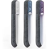 Amazon.com: GERMANIKURE Czech Crystal Glass Nail File in Suede Leather ...