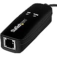 Amazon.com: StarTech.com USB 2.0 Fax Modem - 56K External Hardware Dial ...