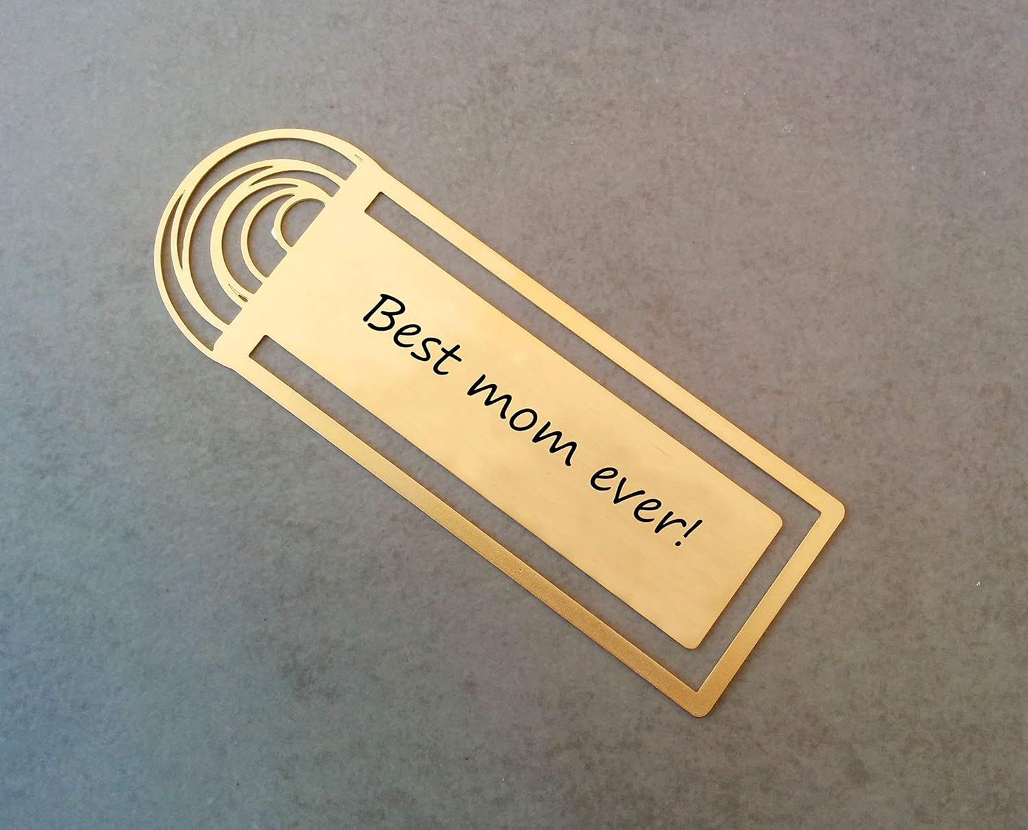 Amazon.com: Personalize Bookmark, Name Bookmark Gold Bookmark: Handmade