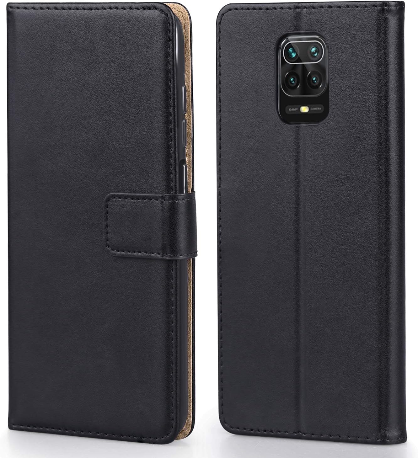 PROBIEN Coque Xiaomi Redmi Note 9 Pro, Etui en Cuir avec Magnetique ...