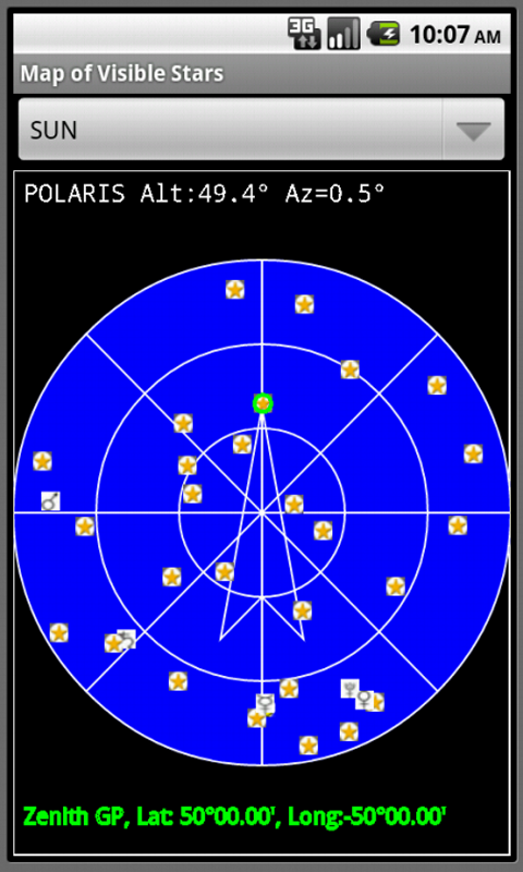 StarStruck Navigation Light for Android 1.5-2.0, celestial navigation ...