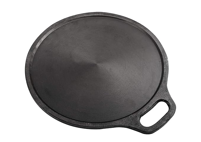 Buy Mr. Butler Cast Iron Cookware – Roti/Dosa Tawa, Pre- Seasoned 11 ...