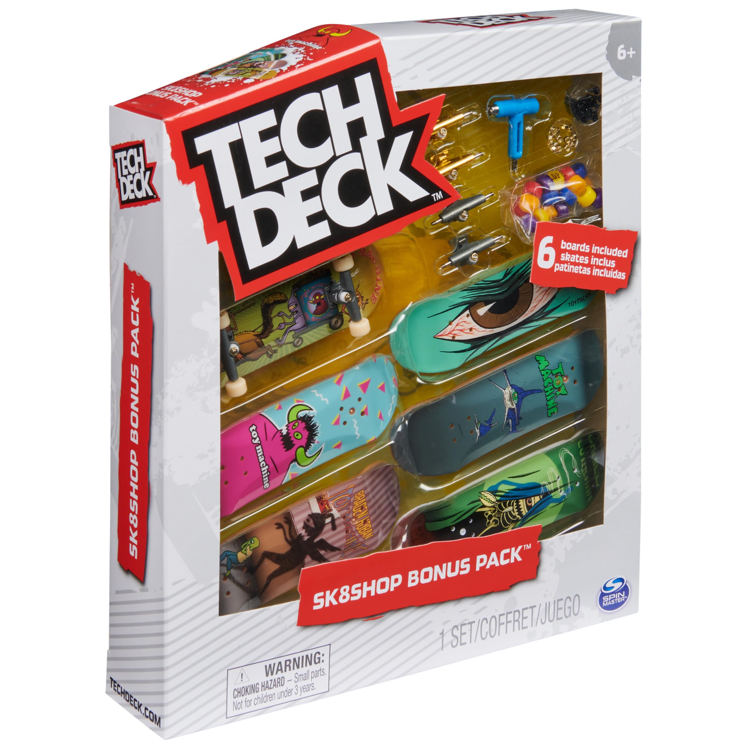 Mua Toy Machine Sk8shop Fingerboard Bonus Pack, Collectible and ...