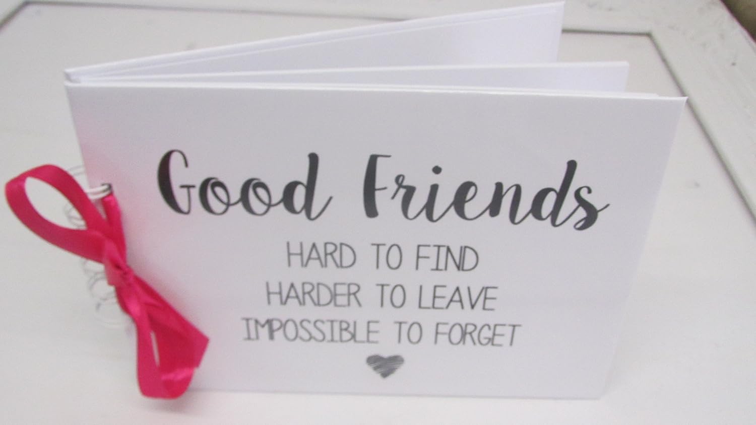 QUOTE 'GOOD FRIENDS' MEMORY BOOK SCRAPBOOK ALBUM PRESENT GIFT: Amazon ...