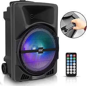 Amazon.com: Pyle Wireless Portable PA Speaker System - 800W High Powered Bluetooth Compatible ...