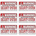 Amazon.com: 6 Pack Warning Security System Stickers Laminated #FS031 ...