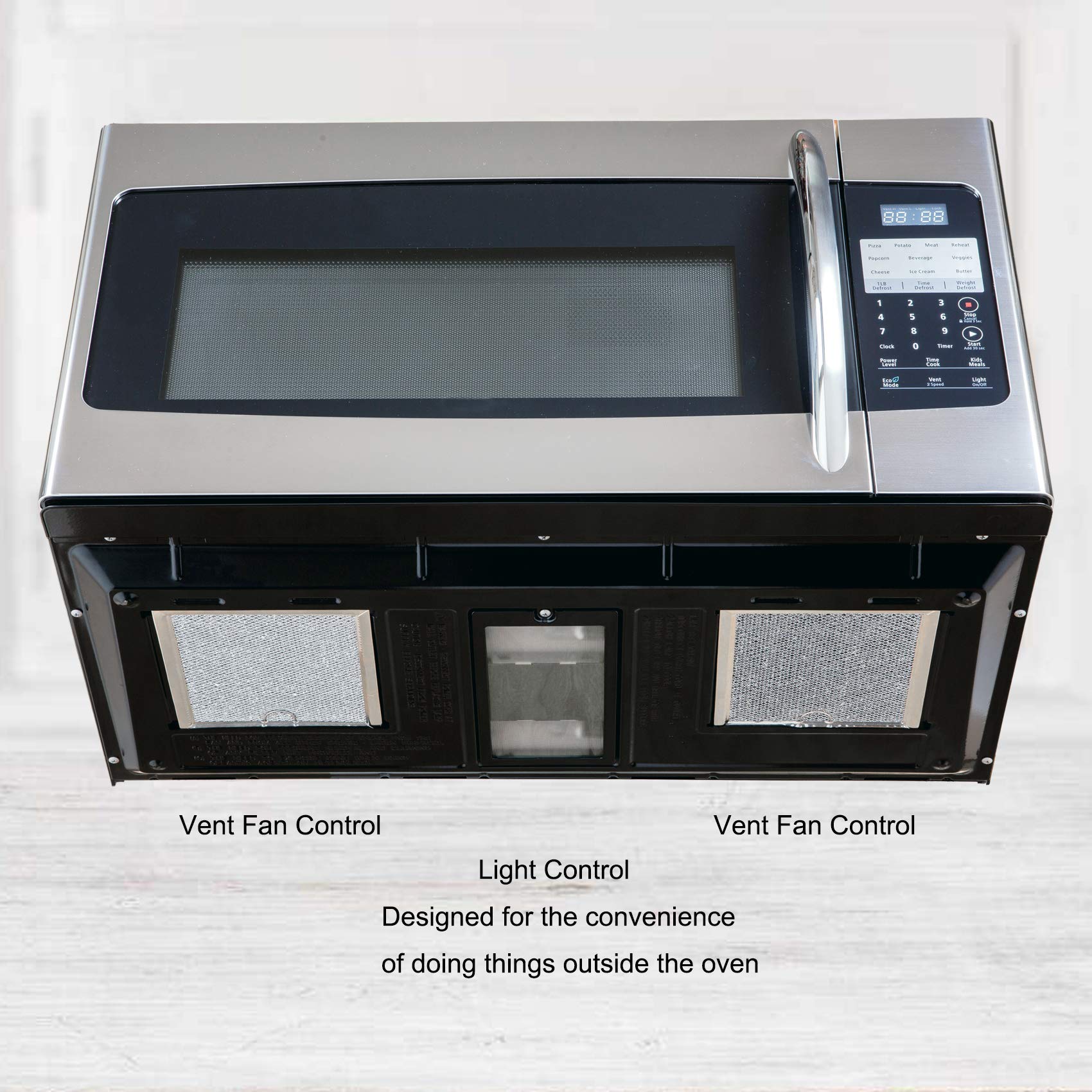 Mua SMETA Over The Range Microwave Oven with Vent, 1.7 Cu. Ft 30 Inch ...