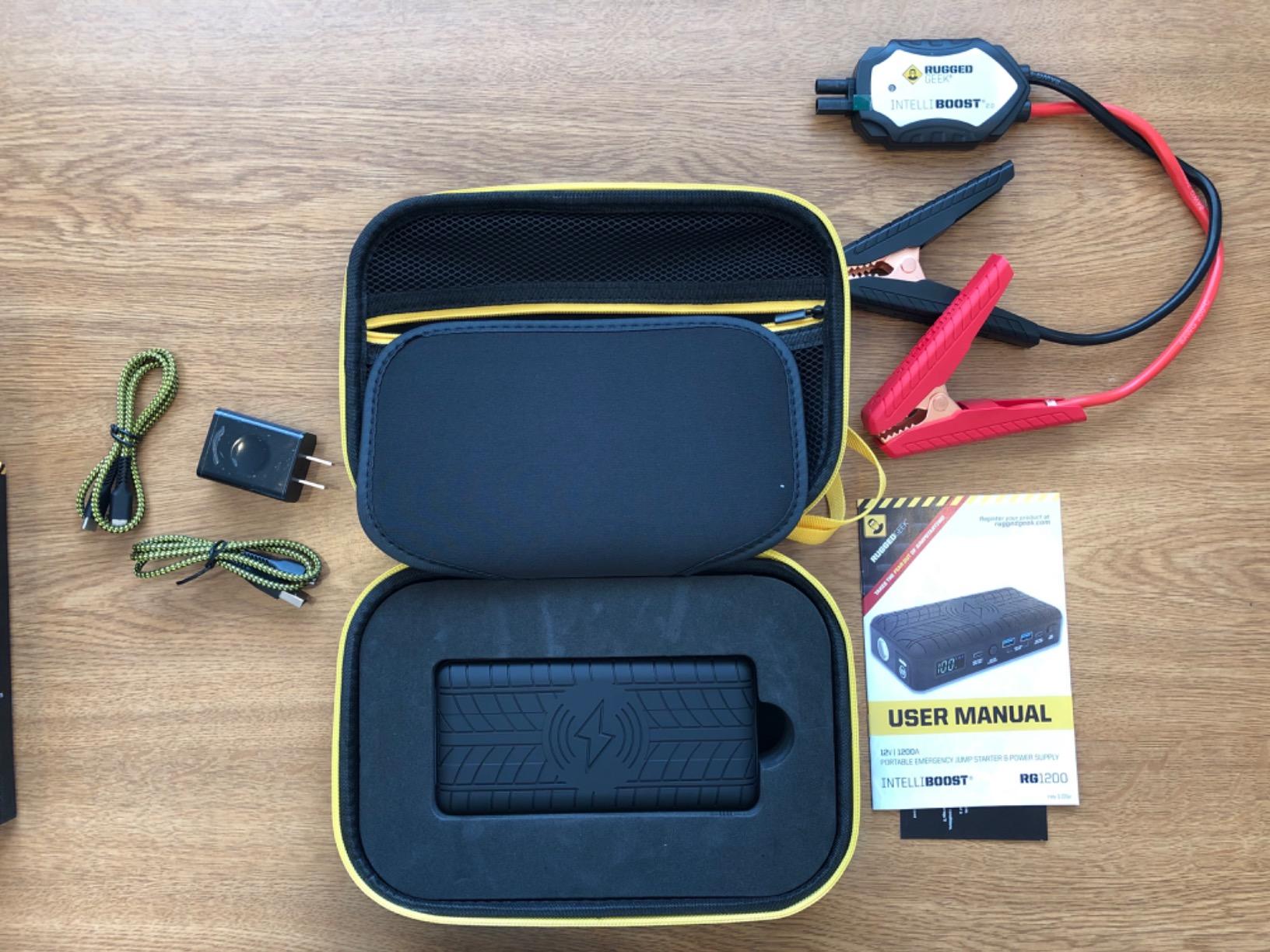 $18/mo - Finance RUGGED GEEK RG1200 Safety Plus 1200A Portable Car Jump ...