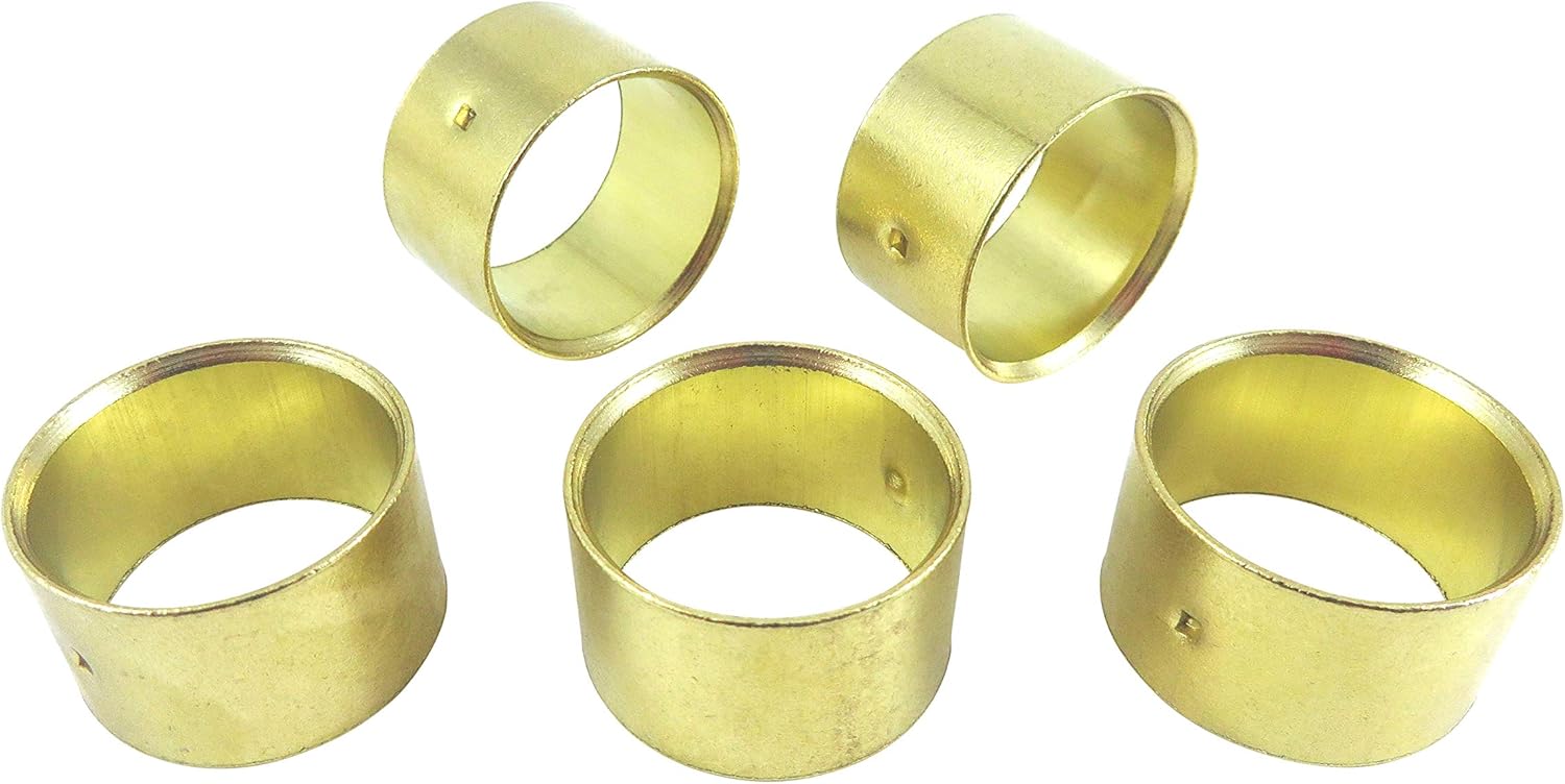 Robert Sorby HF25B Set of 5 Each 25 mm / 1 Inch Solid Brass Ferrules ...