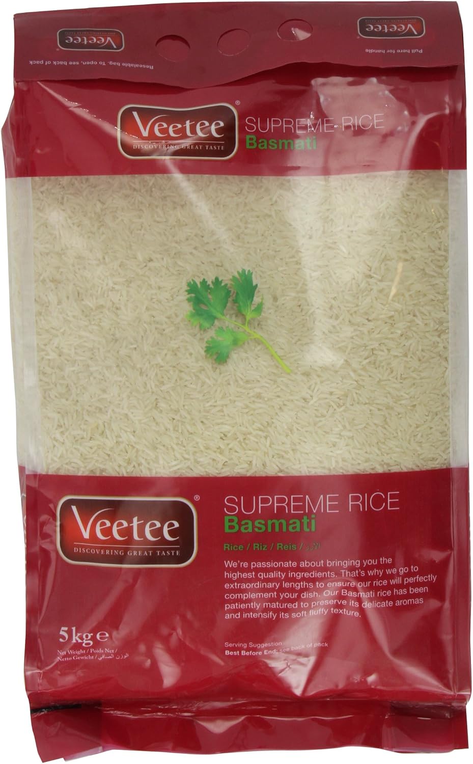 Veetee Supreme Basmati Rice 5 kg: Amazon.co.uk: Grocery