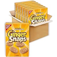 Amazon.com: Ginger Snaps Cookies, Ginger Cookies, 6 - 16 oz Boxes ...
