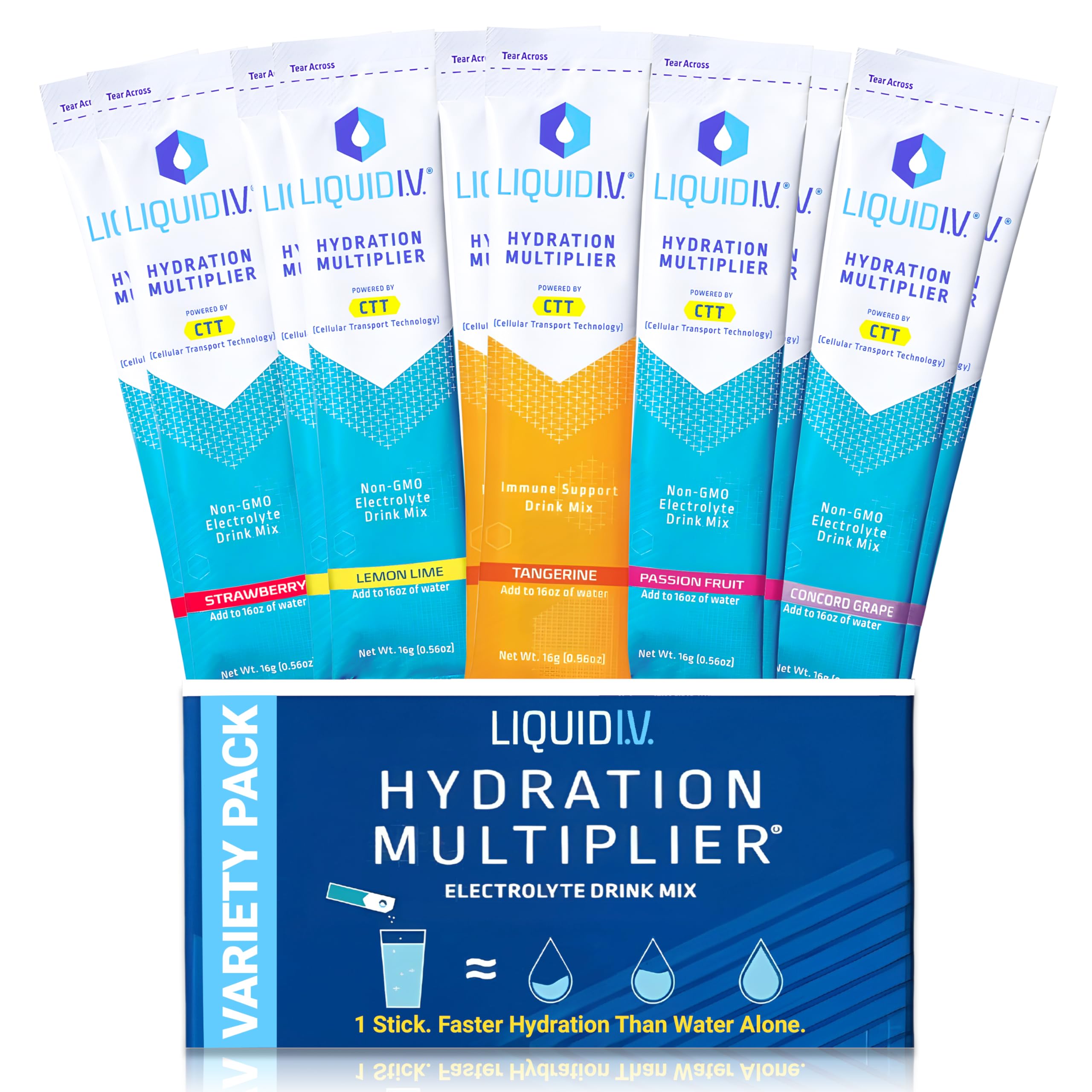 Mua Liquid IV Variety Pack - 5 Flavors, IV Hydration Packets ...