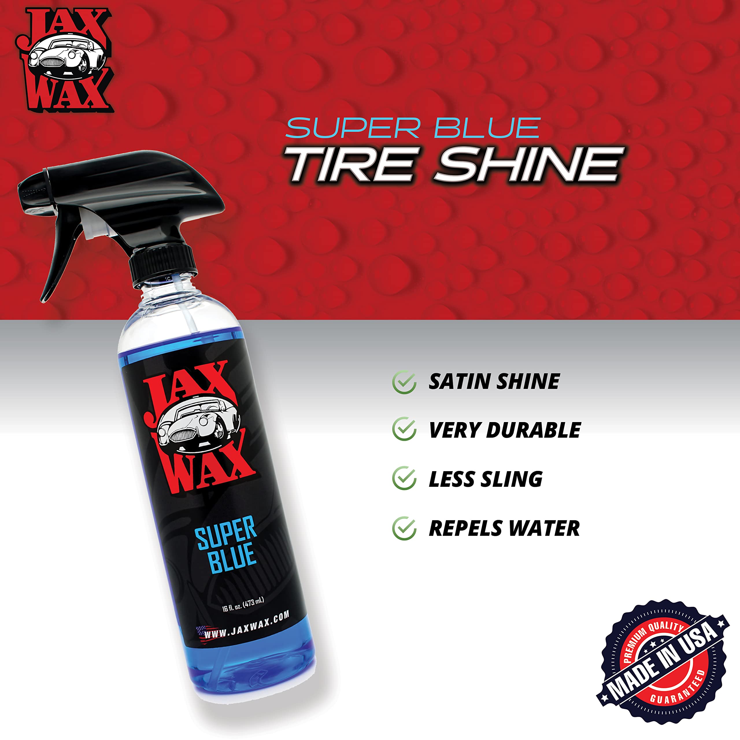 Mua Jax Wax Super Blue Commercial Grade Solvent Based Dressing for Rubber, Plastic, and Vinyl ...