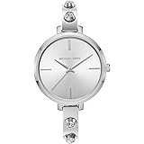 Amazon.com: Michael Kors Women's Pyper Stainless Steel Quartz Watch ...