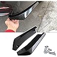 Amazon.com: TOBENBONE 2 PCS Rear Bumper Canard Diffuser, Anti-Collision ...