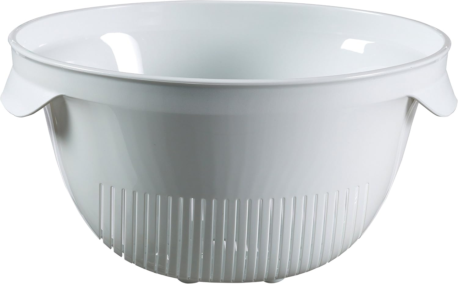 CURVER Seiher Essentials mit Griffen 3,0L in weiß, Kunststoff, 28x23 ...
