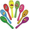 Amazon.com: 4E's Novelty 16 PCS Fiesta Maracas Party Favors for Kids ...