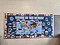 Amazon.com: Fun Express Around The World Bulletin Board Set (63 Pieces ...