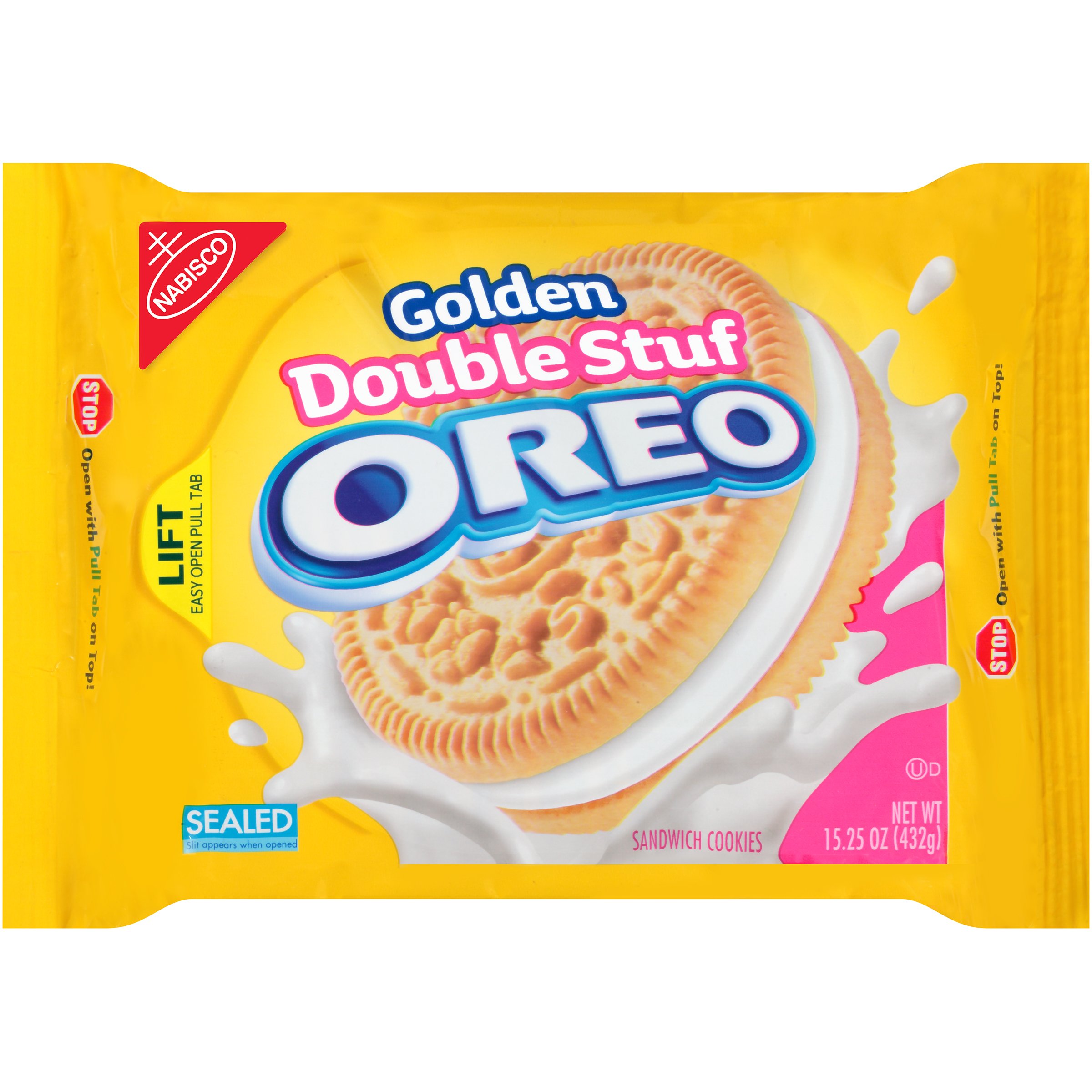 Oreo Chocolate Sandwich Cookies Double Stuf 1535 Oz For