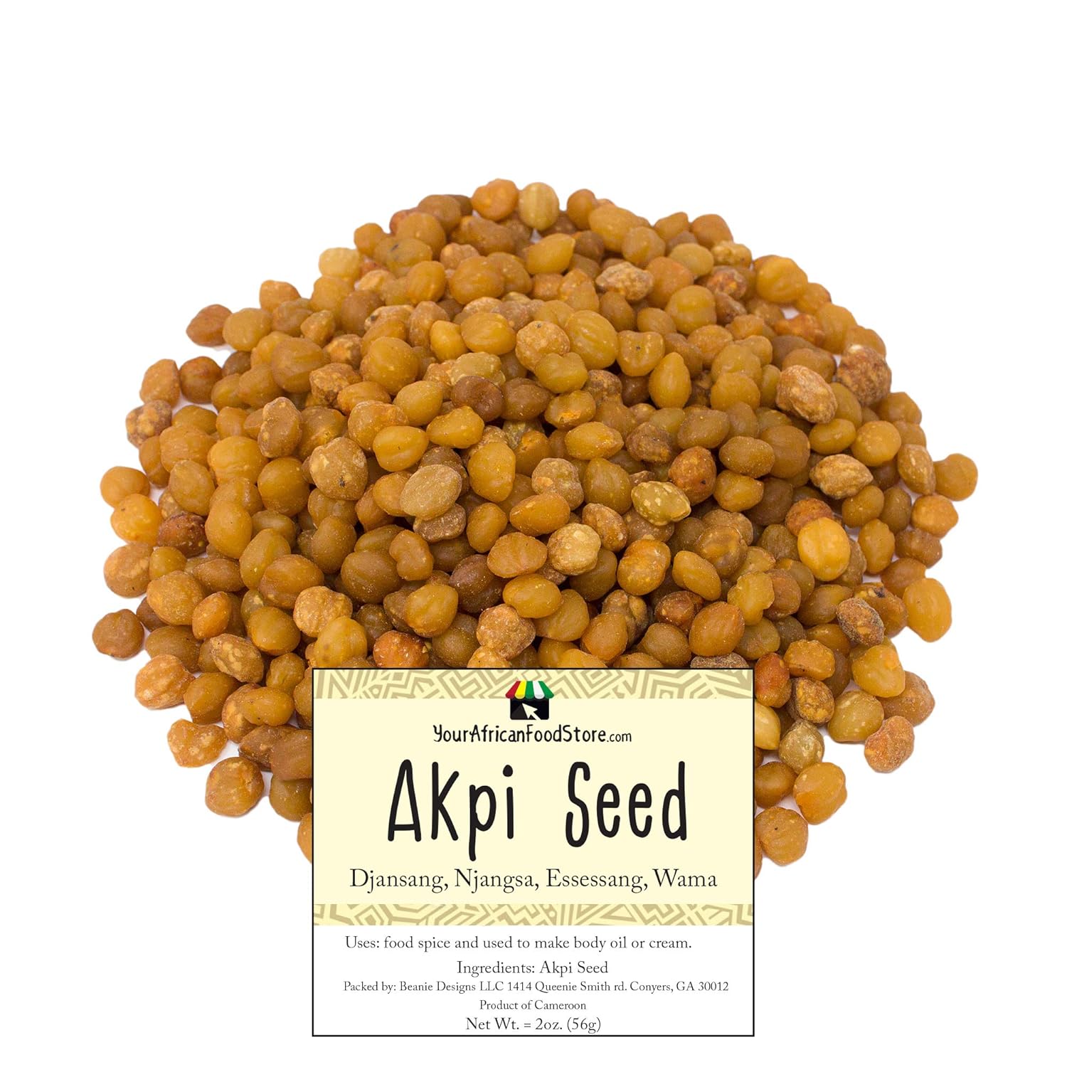 Amazon.com : Akpi Seed, Djansang, Njangsa, Essessang, Wama African ...