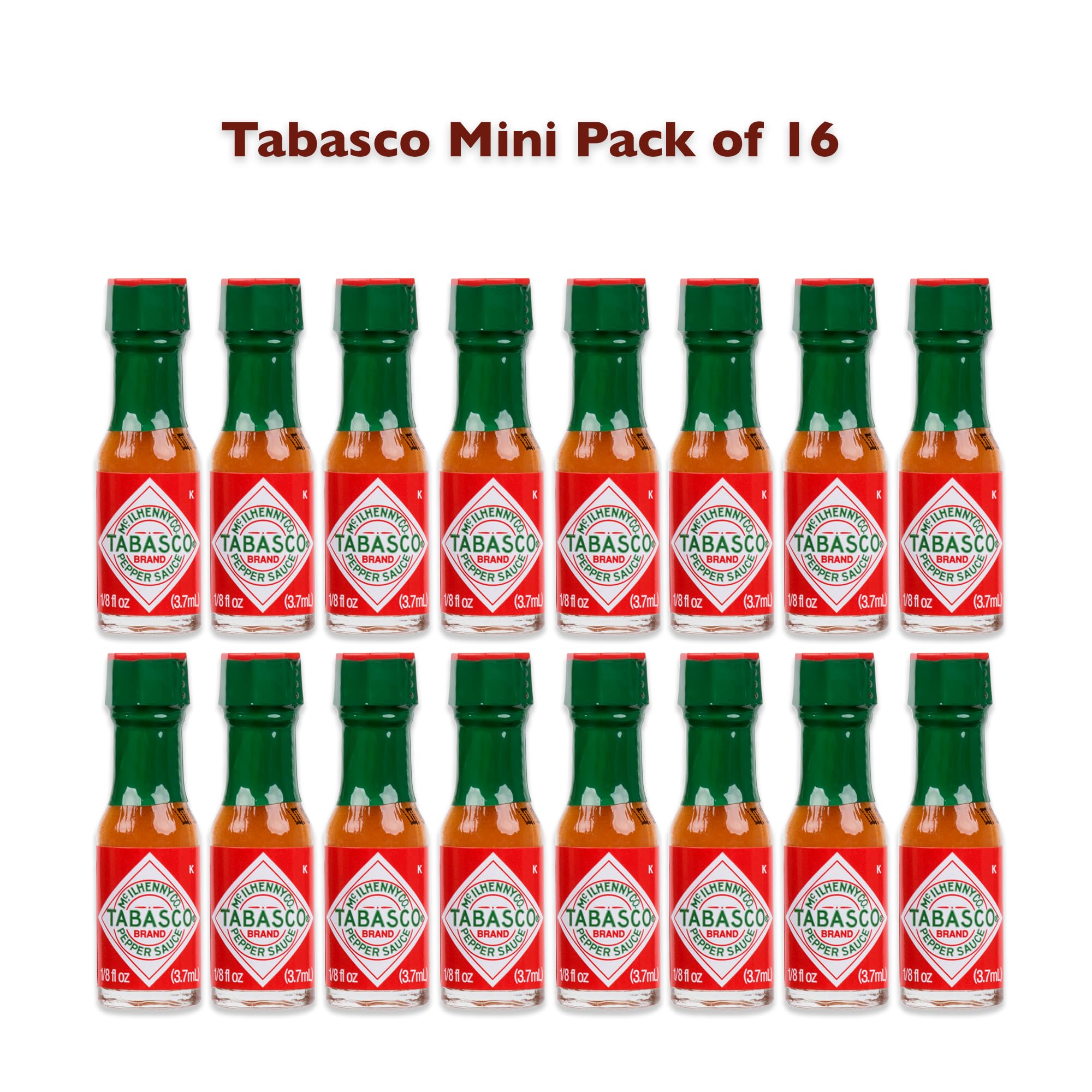 Mua Tabasco Sauce Mini Hot Sauce Bottles- 16 Pack of Mini Hot Sauce ...