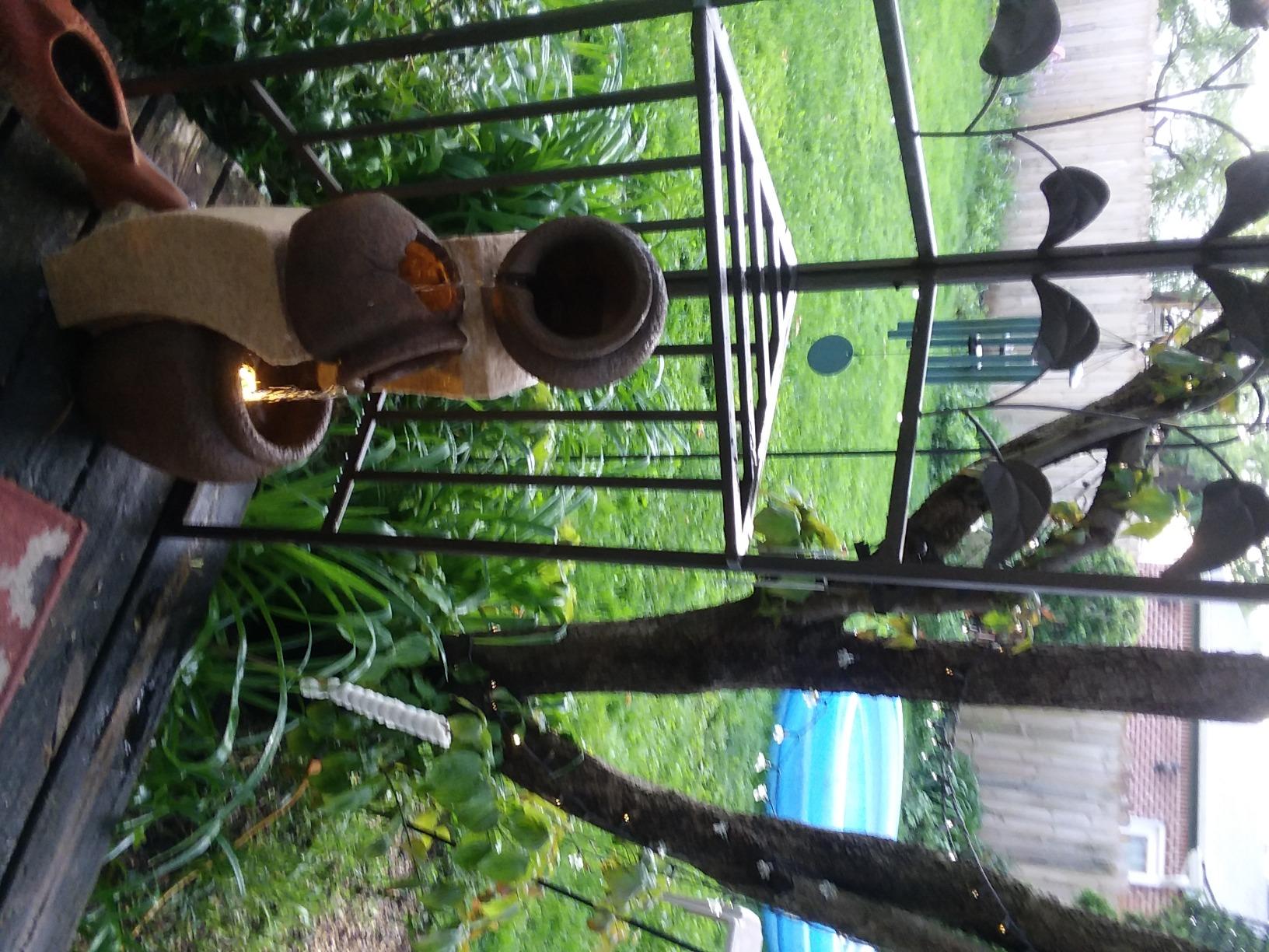 $33/mo - Finance Tipping Jugs Rustic Outdoor Floor Water Fountain 30 ...