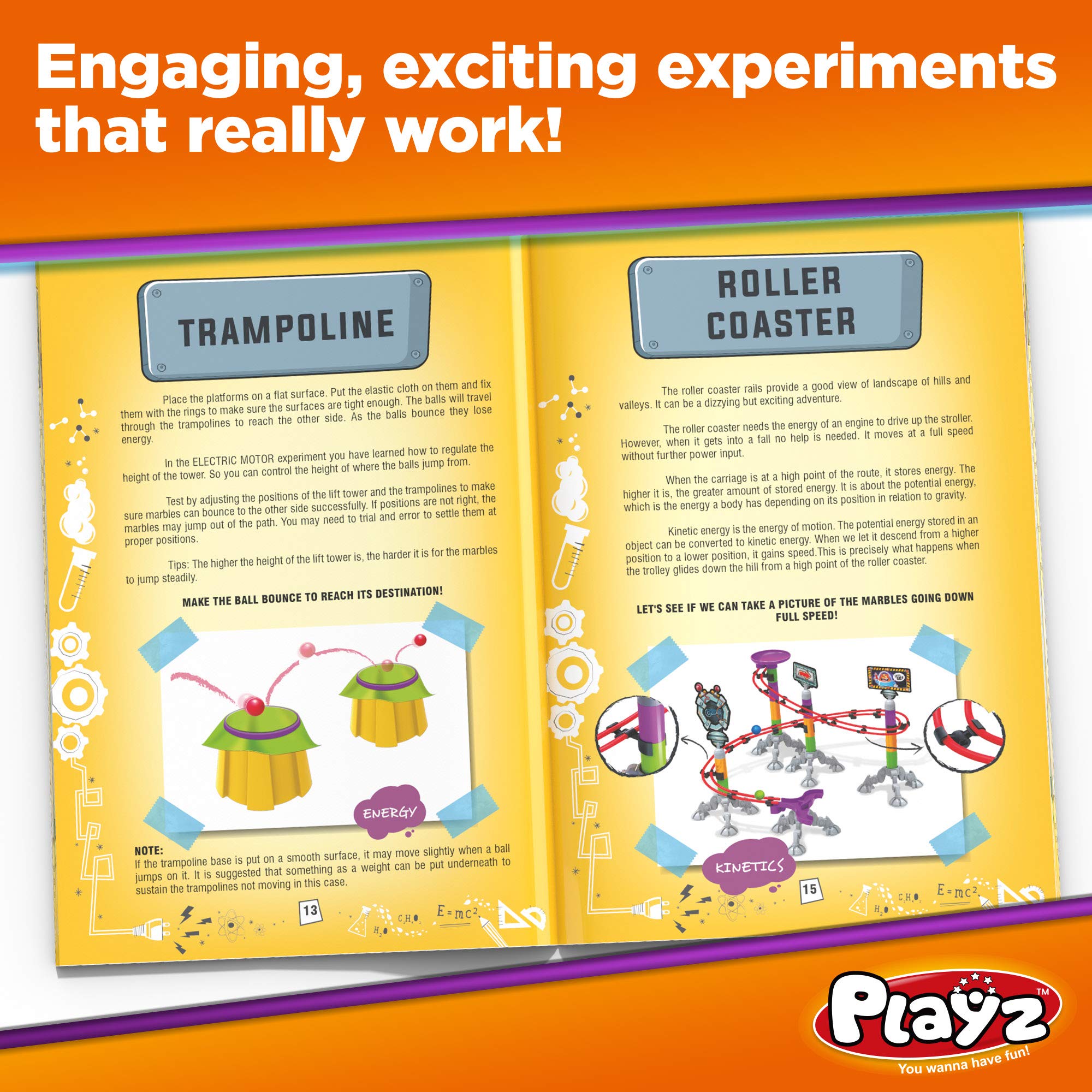 Mua Playz Skylab Adventure Monster Chain Reactions Marble Run Science ...