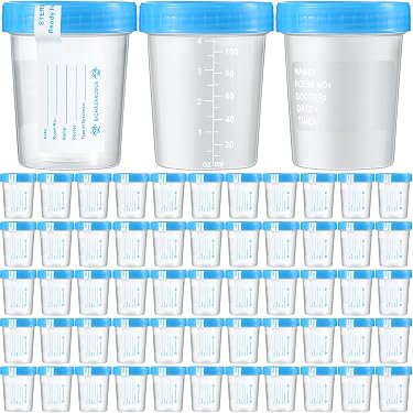 Urine Cup How To Measure Specimen Collection Pan Pack Of 5 Frosted ...