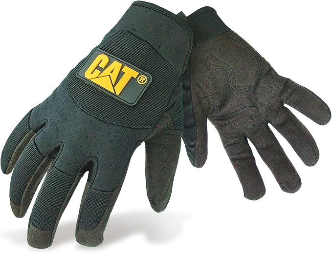 Caterpillar 12211 Mechanic Gloves Workwear - Size Large: Amazon.co.uk ...